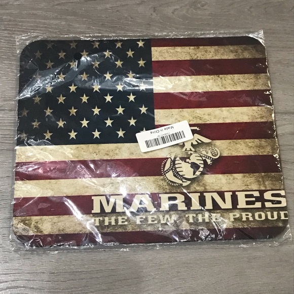 Office | Marines Logo And Flag Mouse Pad | Poshmark